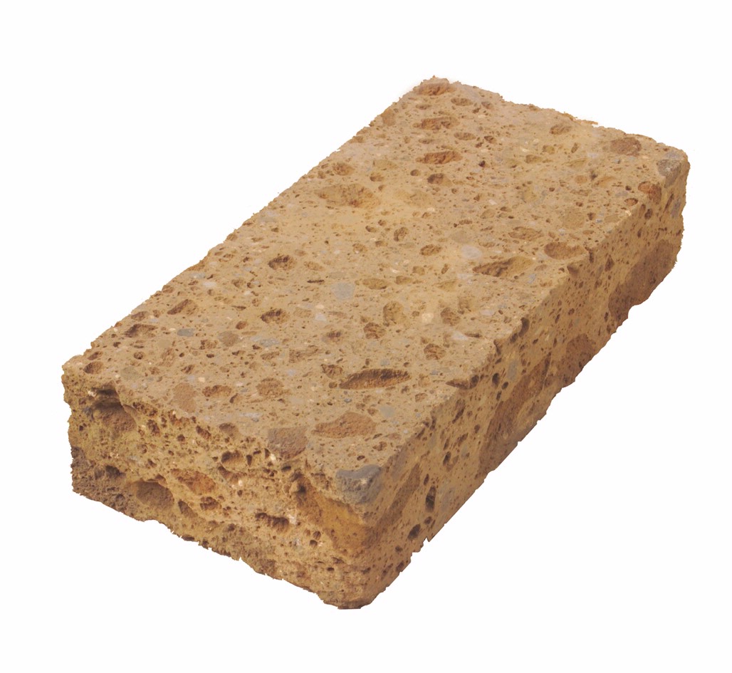 Tuffsteinblock Braun | TUFFSTEIN | GARTENBAUSTEINE | SCHERF - Sand und Mehr